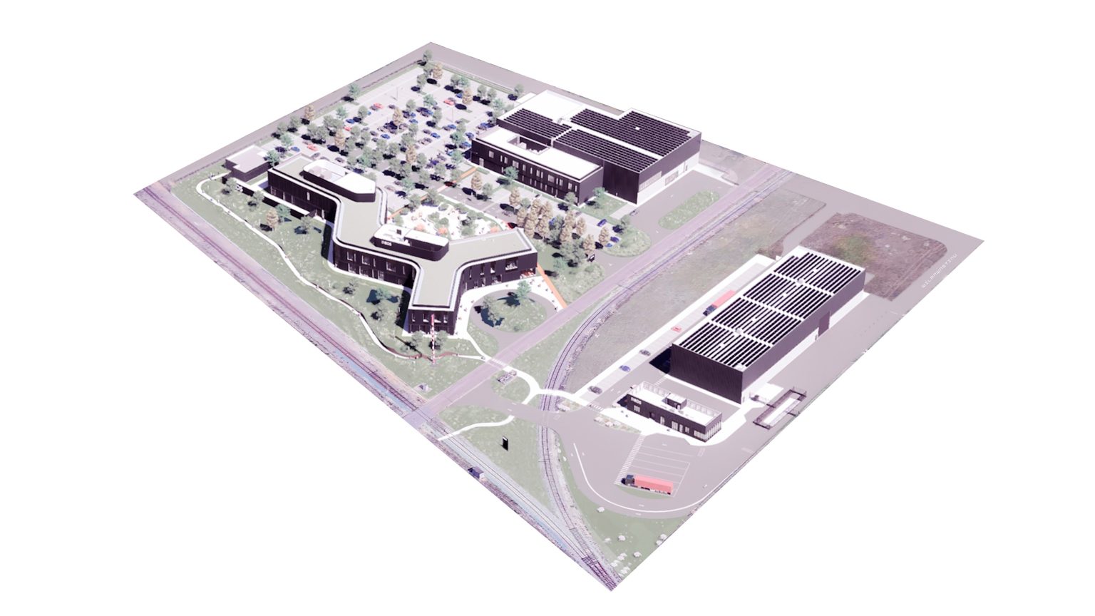 Administrative campus of INEOS Project One to be realized by Cordeel ...